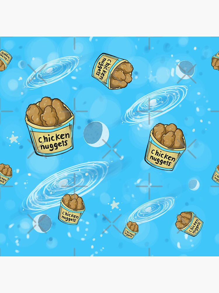 "Chicken Nugget Moonbeam" Sticker for Sale by KimMarshall | Redbubble
