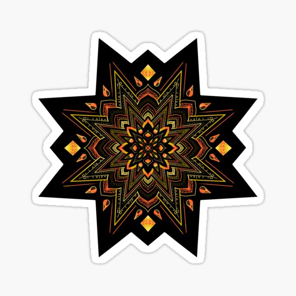 "Mandela Pattern " Sticker for Sale by ananyadesigns | Redbubble