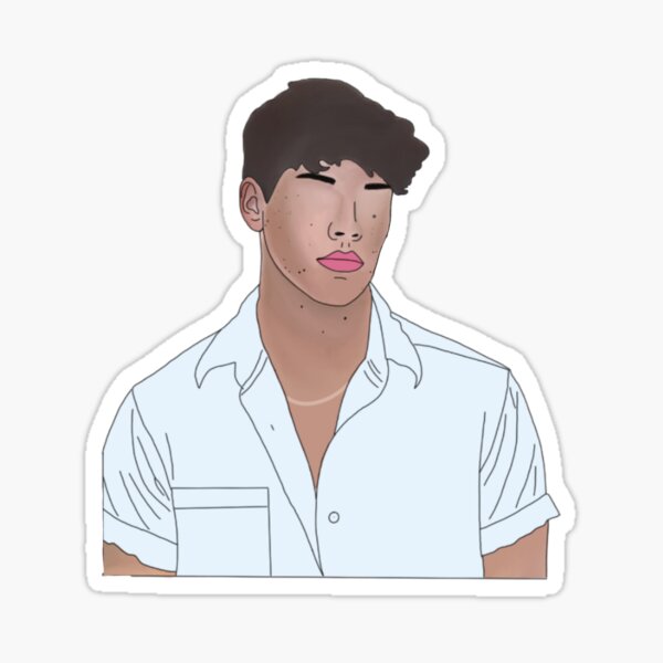 "Noah Beck " Sticker by sabbi19 | Redbubble