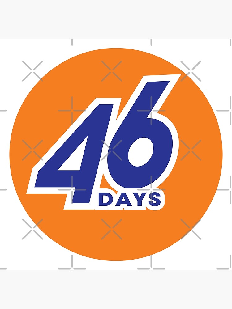 "46 days" Poster by PhishPharts | Redbubble