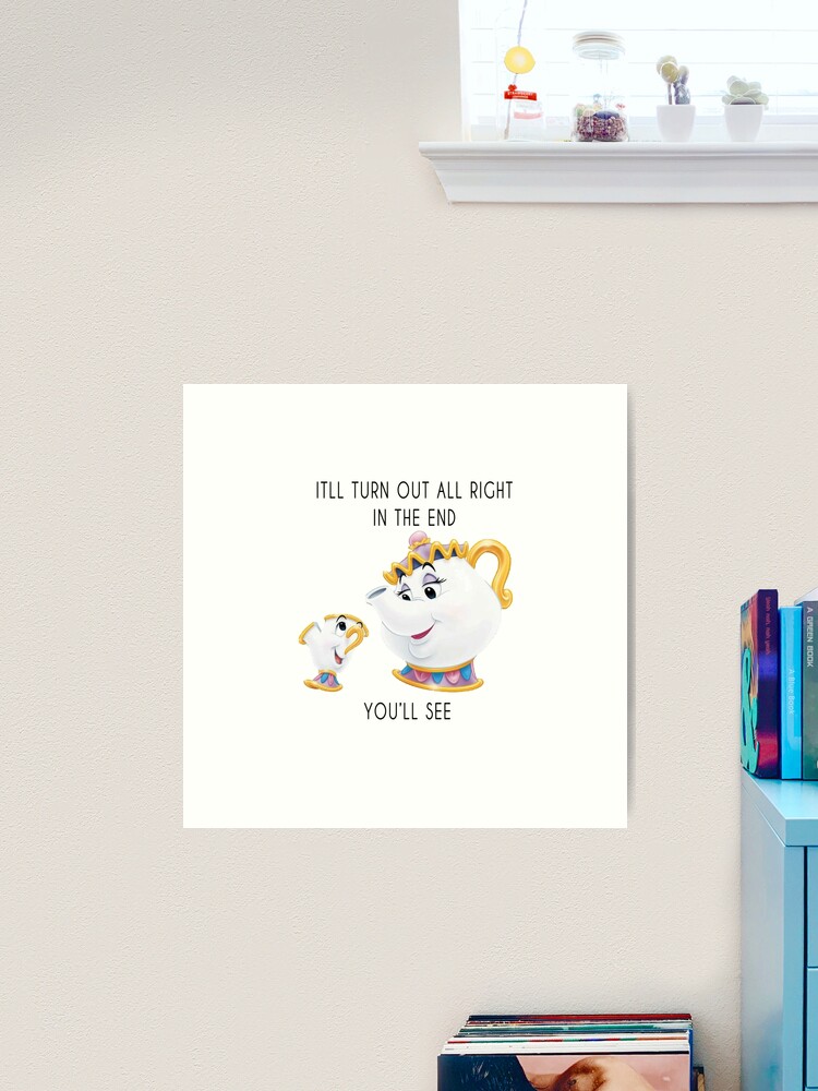 Beauty And The Beast Chip Quotes Cogsworth Quote Etsy