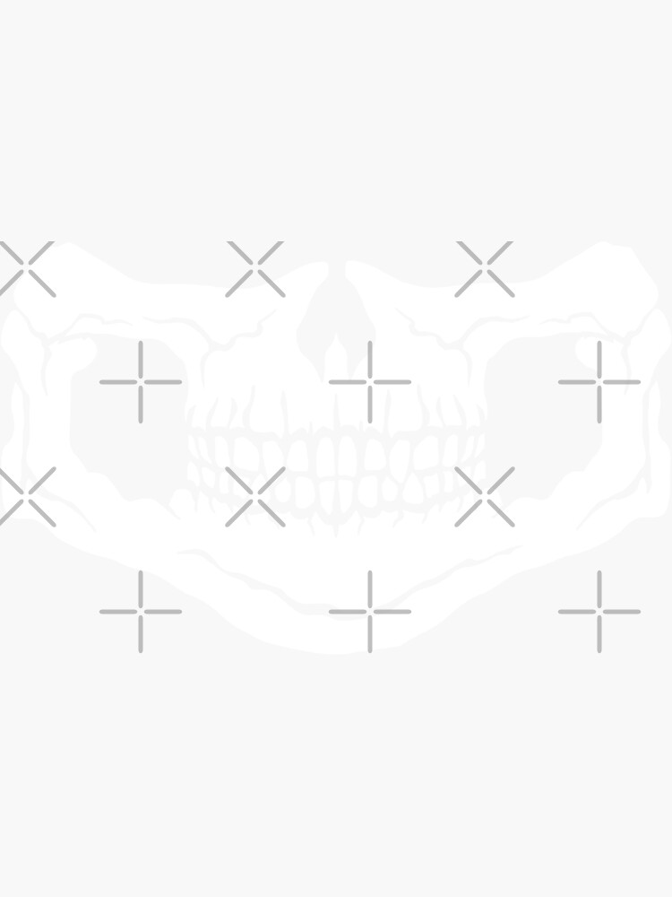 "Skeleton Mouth" Sticker for Sale by kcgfx | Redbubble