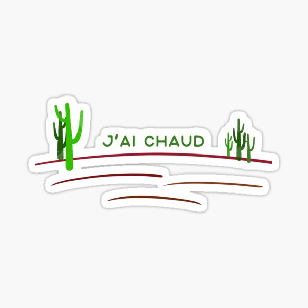 "Hot ... It's hot!" Sticker by ArtManu | Redbubble