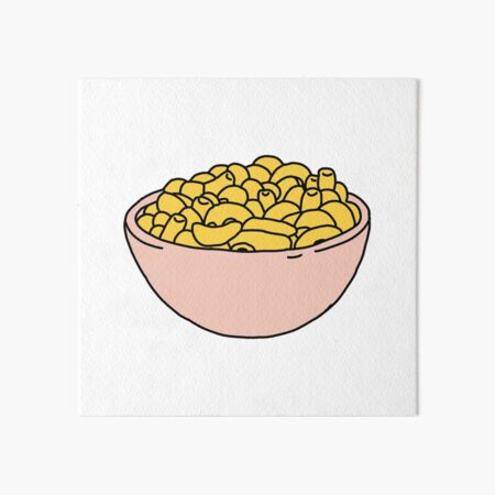 "MAC AND CHEESE" Art Board Print for Sale by abbybenton | Redbubble