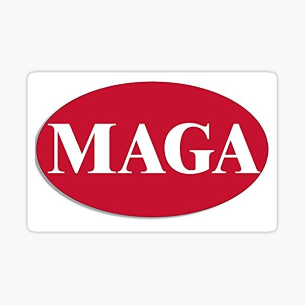 "Maga logo" Sticker by Deana26 | Redbubble