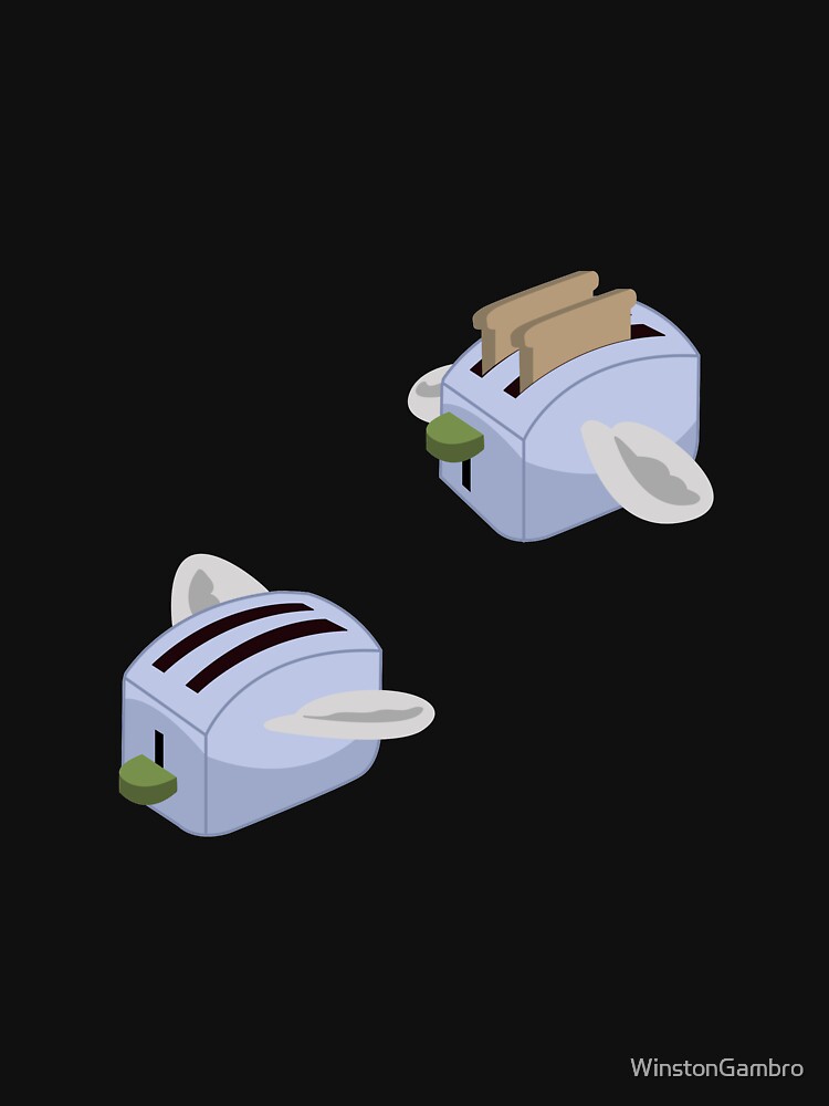 "Flying Toaster" T-shirt for Sale by WinstonGambro | Redbubble | 90s t ...