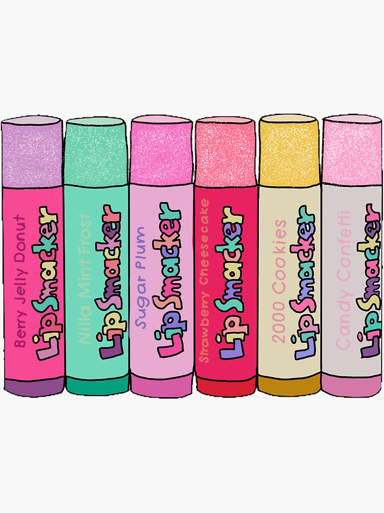 "Retro Lip Smacker " Sticker for Sale by taylorgb1 | Redbubble