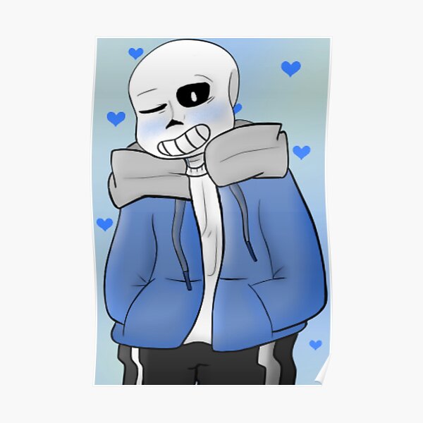 "Undertale sans" Poster for Sale by RosieVampire | Redbubble