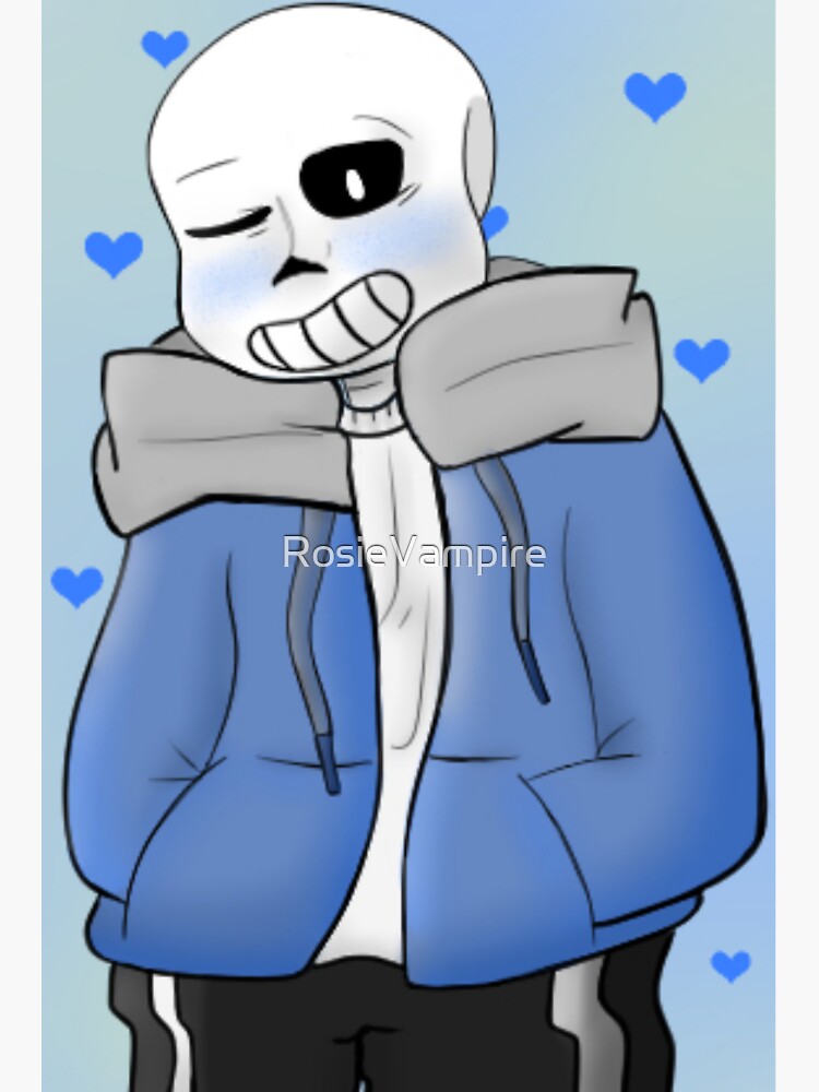 "Undertale sans" Sticker for Sale by RosieVampire | Redbubble