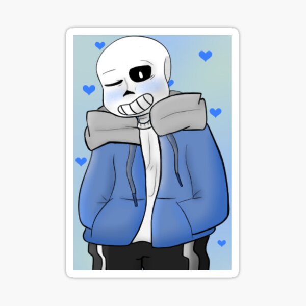 "Undertale sans" Sticker for Sale by RosieVampire | Redbubble
