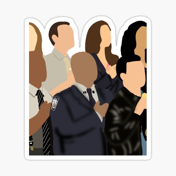 "B99 squad" Sticker by Vctoriastojanov | Redbubble