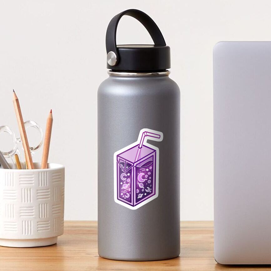 "Galaxy Juice Box" Sticker for Sale by heysoleilart | Redbubble