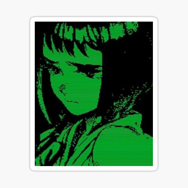 "Sad anime girl " Sticker by anjanapjk | Redbubble