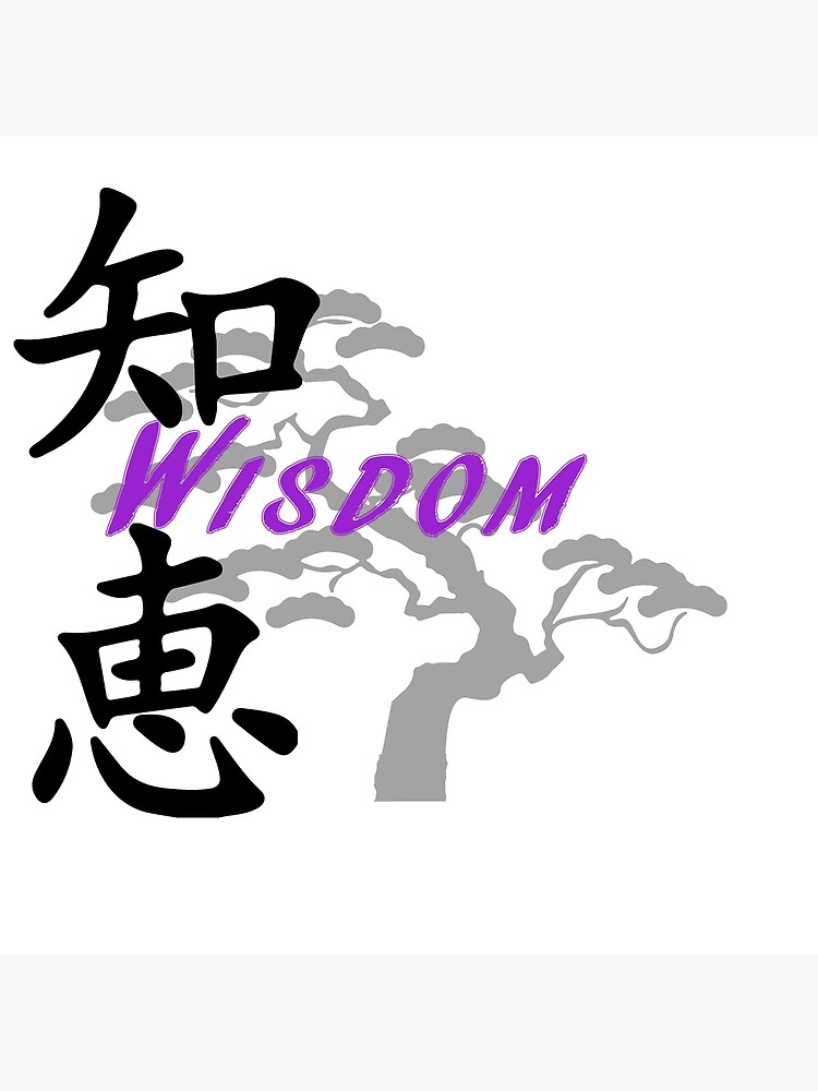 "Japanese Wisdom Symbols" Poster for Sale by GrafitzStudios | Redbubble