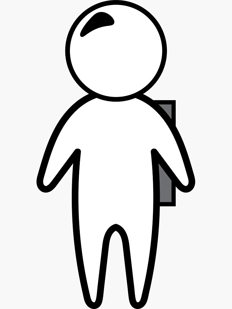 "Wimp Guy" Sticker by nuisance-cloth | Redbubble