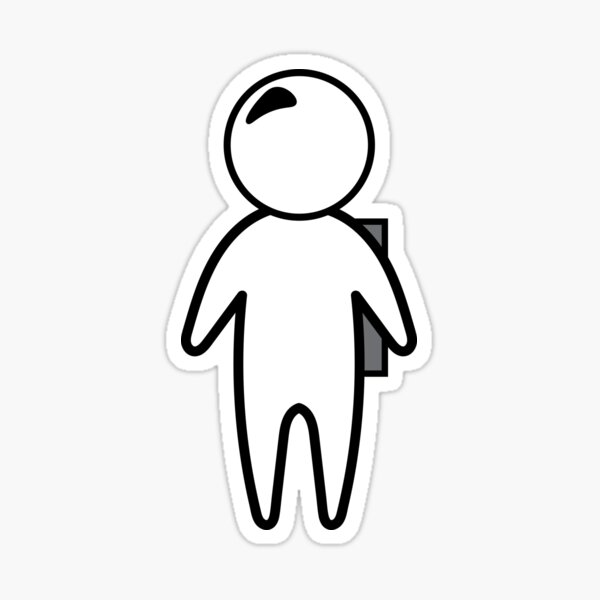 "Wimp Guy" Sticker by nuisance-cloth | Redbubble