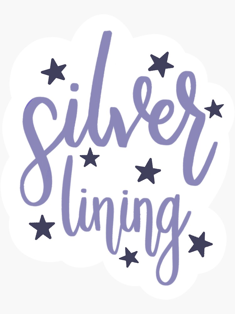"Silver Lining" Sticker by alexiscantley | Redbubble