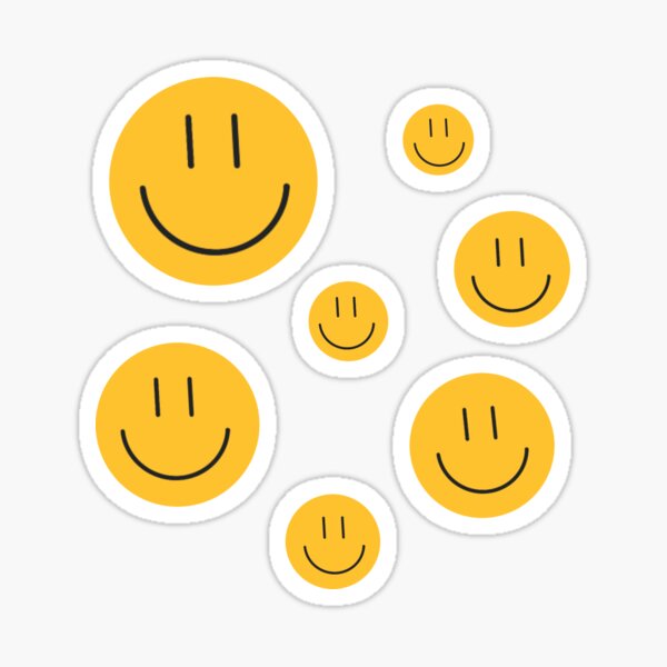 "smiley pack" Sticker by goofygube | Redbubble