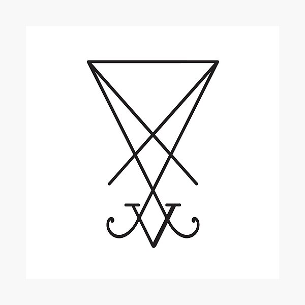 Lámina fotográfica «Lucifer Sigil Símbolo De Protección» de ...