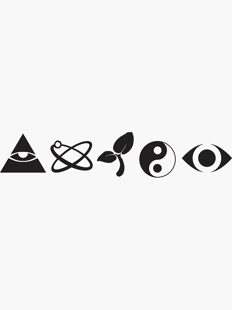 "Phantom Dust - New School Symbols" Sticker by crimzind | Redbubble