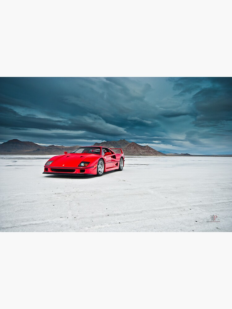 "Ferrari F40 | Incoming Storm" Poster by GilFolk | Redbubble