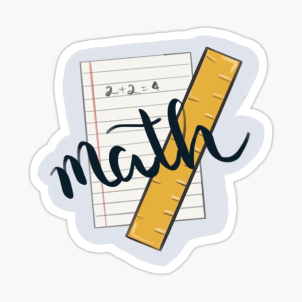 "Math" Sticker by amgc-artwork | Redbubble