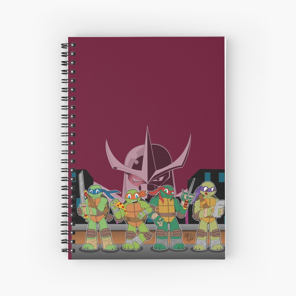 "Teenage Mutant Ninja Turtles" Spiral Notebook by DrewBird | Redbubble