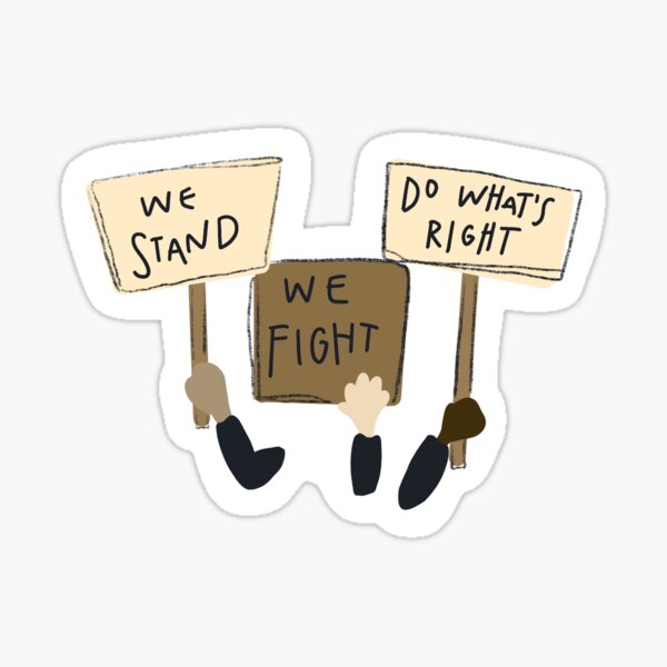 "Justice" Sticker for Sale by justbart | Redbubble