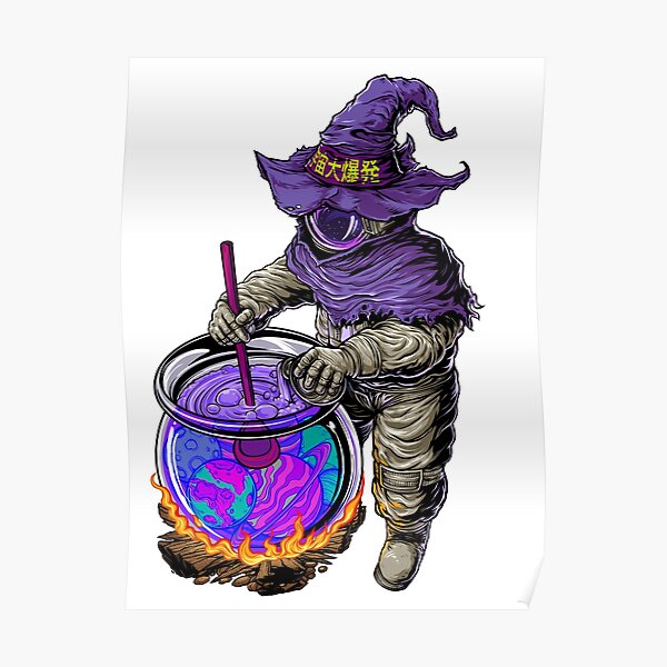 "The Big Bang Astronaut Wizard" Poster for Sale by VoidBall | Redbubble