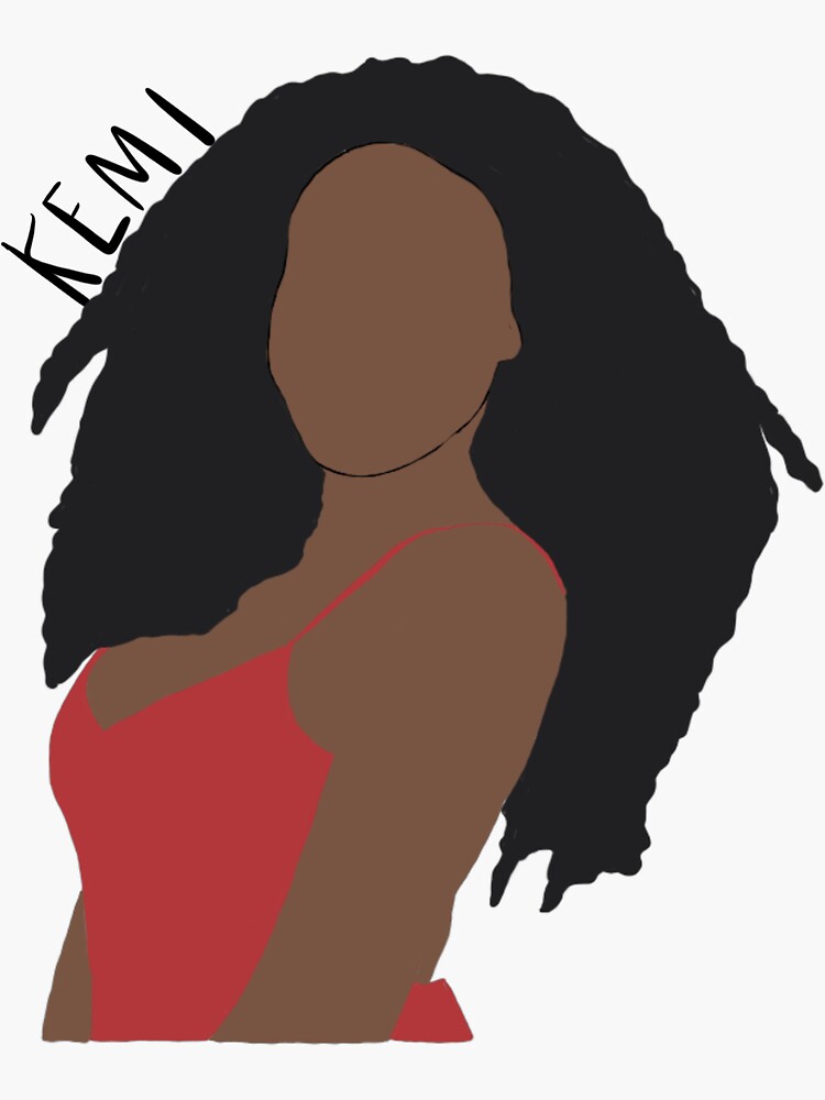 "Kemi" Sticker by kaliburke | Redbubble