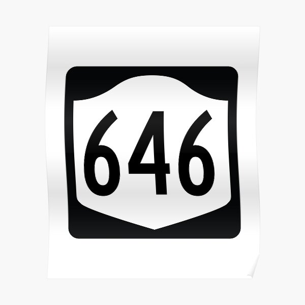 "New York State Route 646 (Area Code 646 - Manhattan/New York City ...