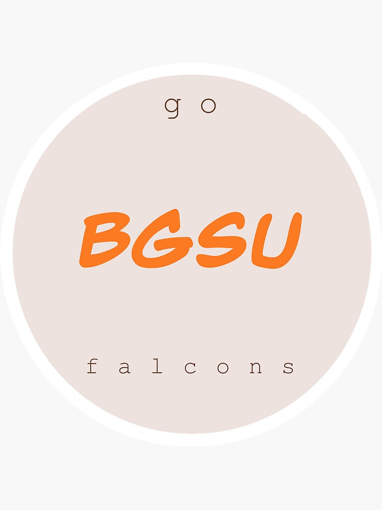 "BGSU College Sticker" Sticker for Sale by aschapp | Redbubble