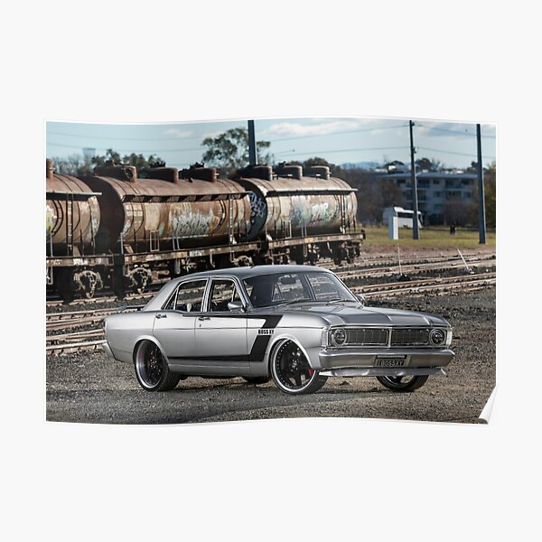 "Steve Santos' XY Ford Falcon" Poster by HoskingInd | Redbubble