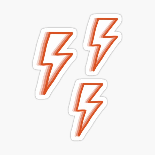 "Lightning Bolt Sticker Pack" Sticker by brianasstickers | Redbubble