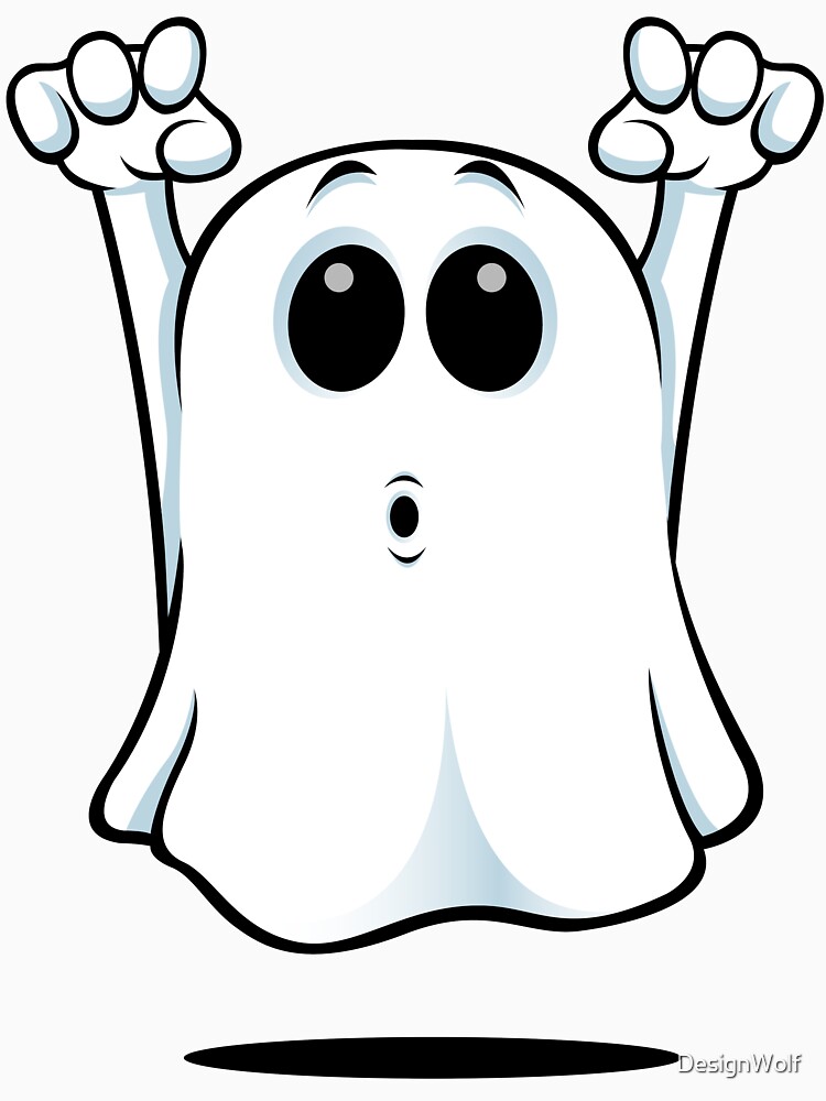 Cartoon Ghost Going Boo T Shirt By Designwolf Redbubble