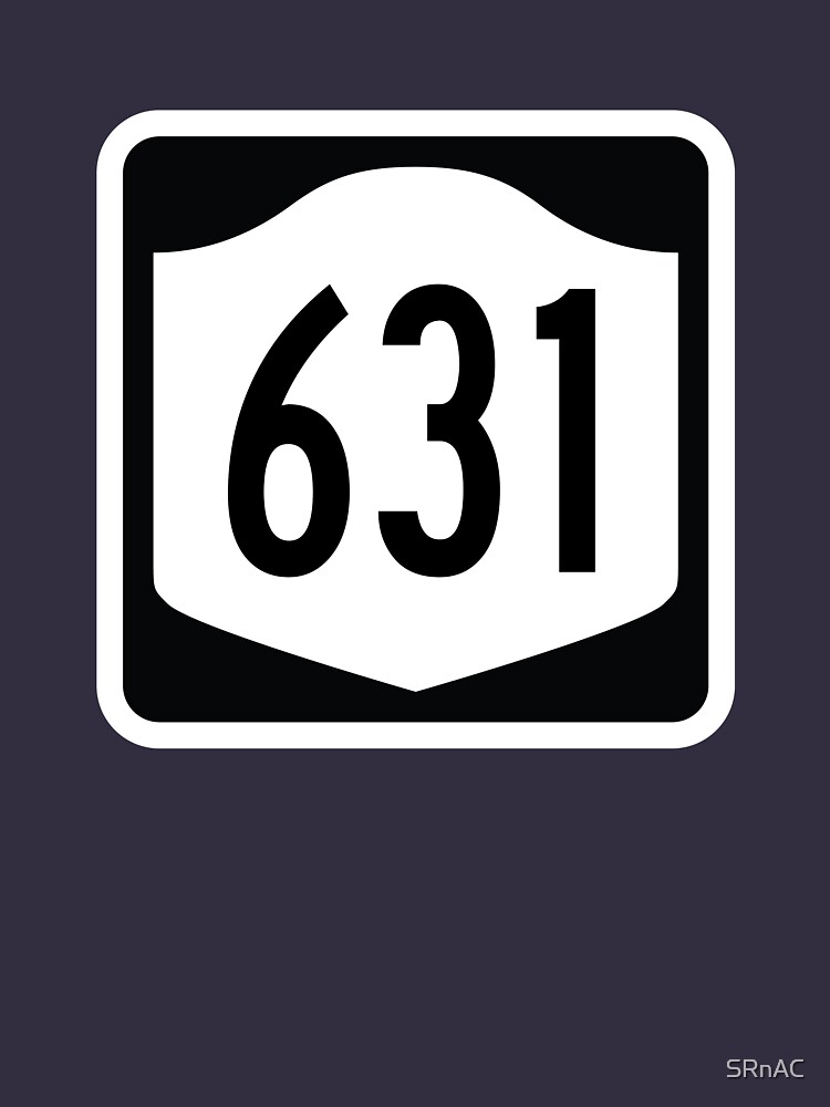 "New York State Route 631 (Area Code 631)" T-shirt by SRnAC | Redbubble ...
