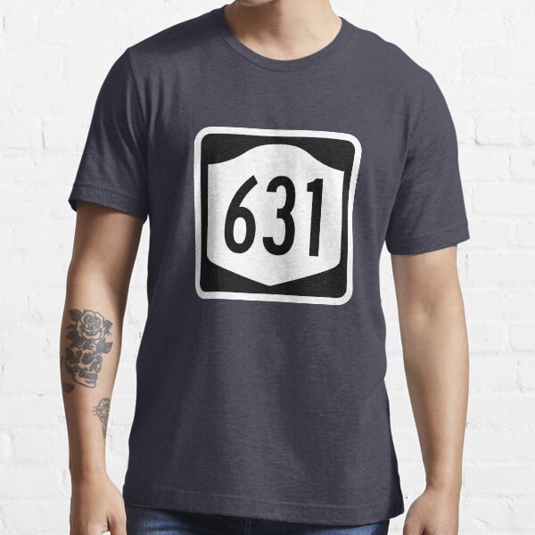 "New York State Route 631 (Area Code 631)" T-shirt by SRnAC | Redbubble ...