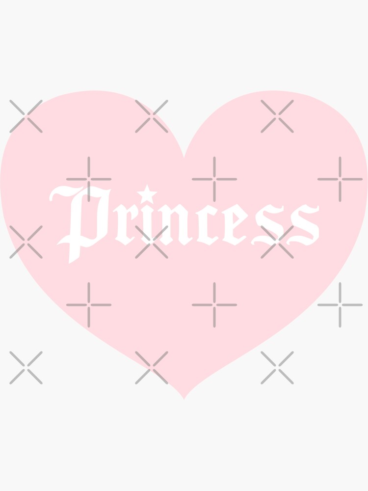 "Princess Sticker" Sticker for Sale by diorbrat | Redbubble