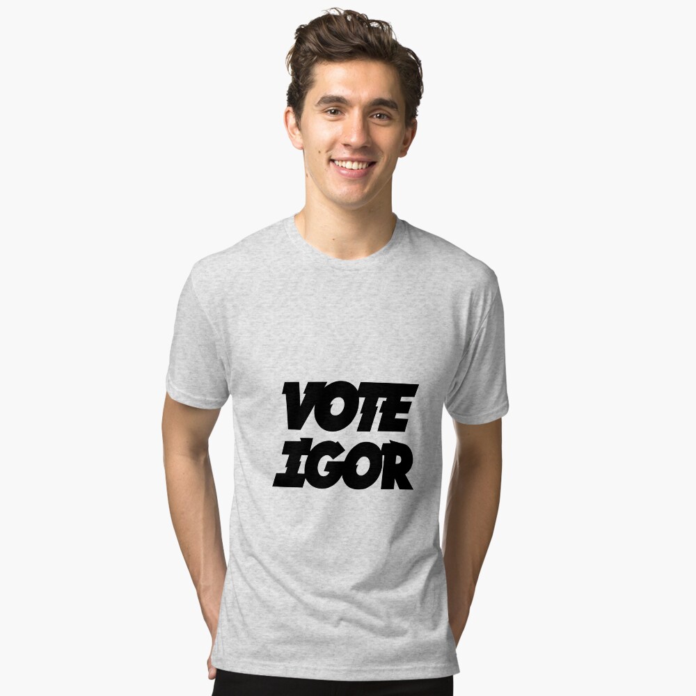 "Vote Igor " Sticker for Sale by Jaymesarah | Redbubble