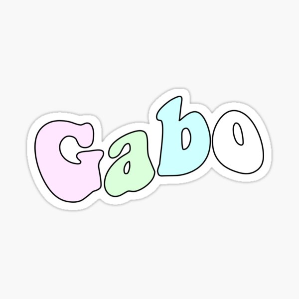 "Gabo (custom)" Sticker by kc0599 | Redbubble