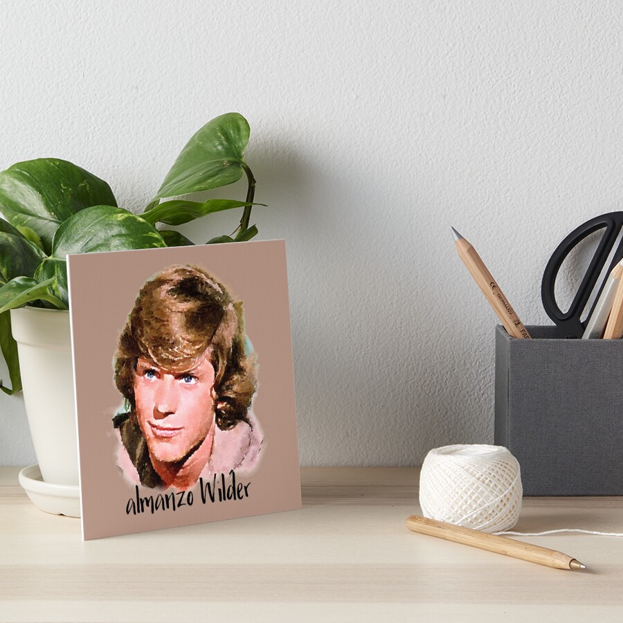"Almanzo Wilder Little House on the Prairie" Art Board Print by ...