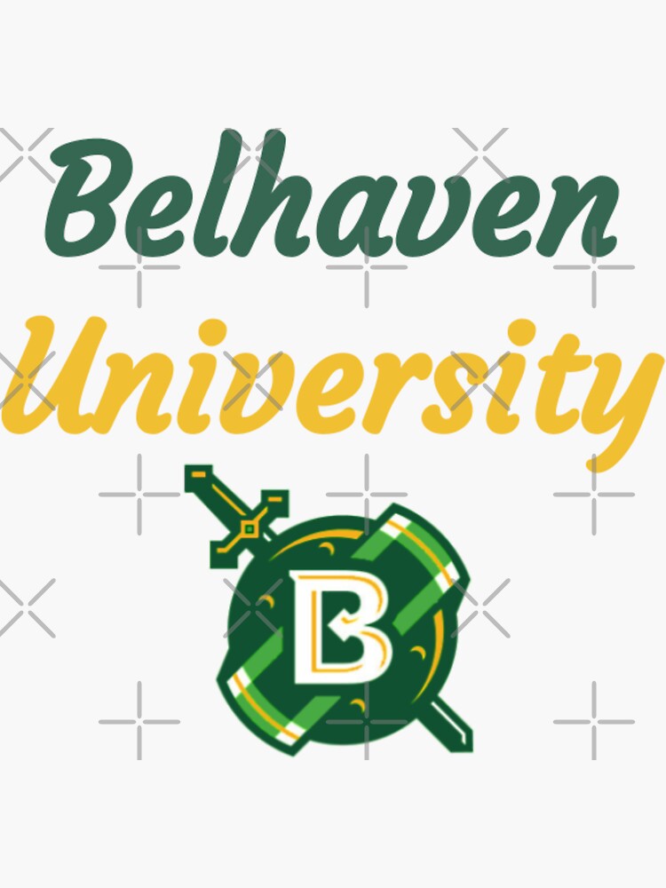 "Belhaven Logo" Sticker for Sale by Ka1830 | Redbubble