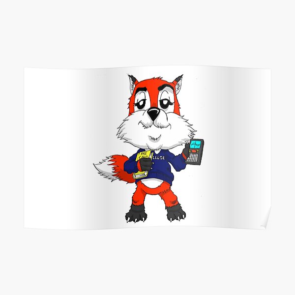 "Math Fox" Poster for Sale by Blackjesus33 | Redbubble