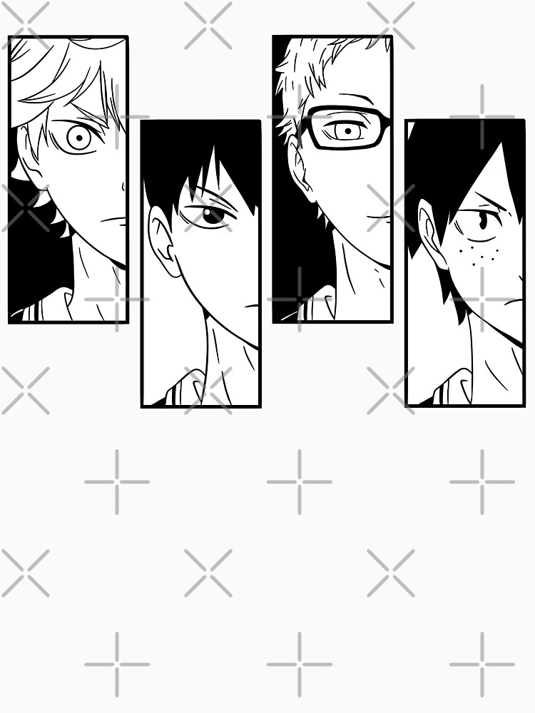 "Karasuno First Years" T-shirt for Sale by alexisbunny | Redbubble ...