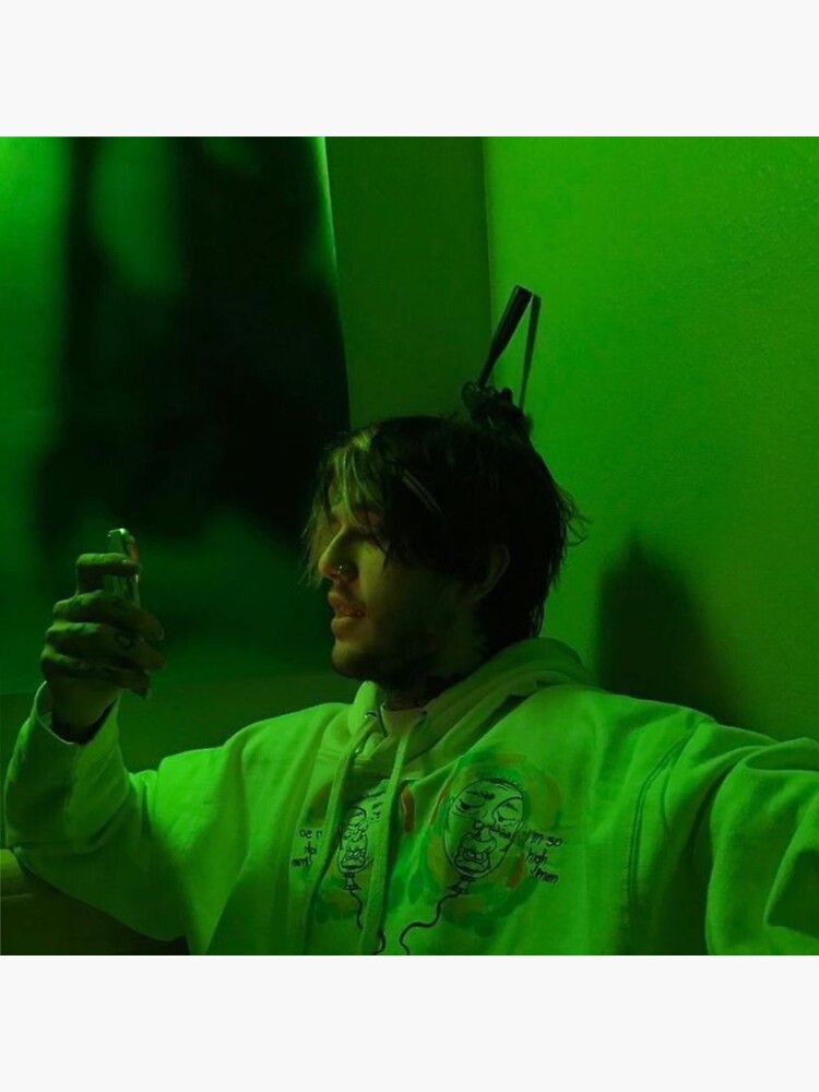 "Neon Green Lil Peep Sticker " Sticker for Sale by LexiNicole444 ...