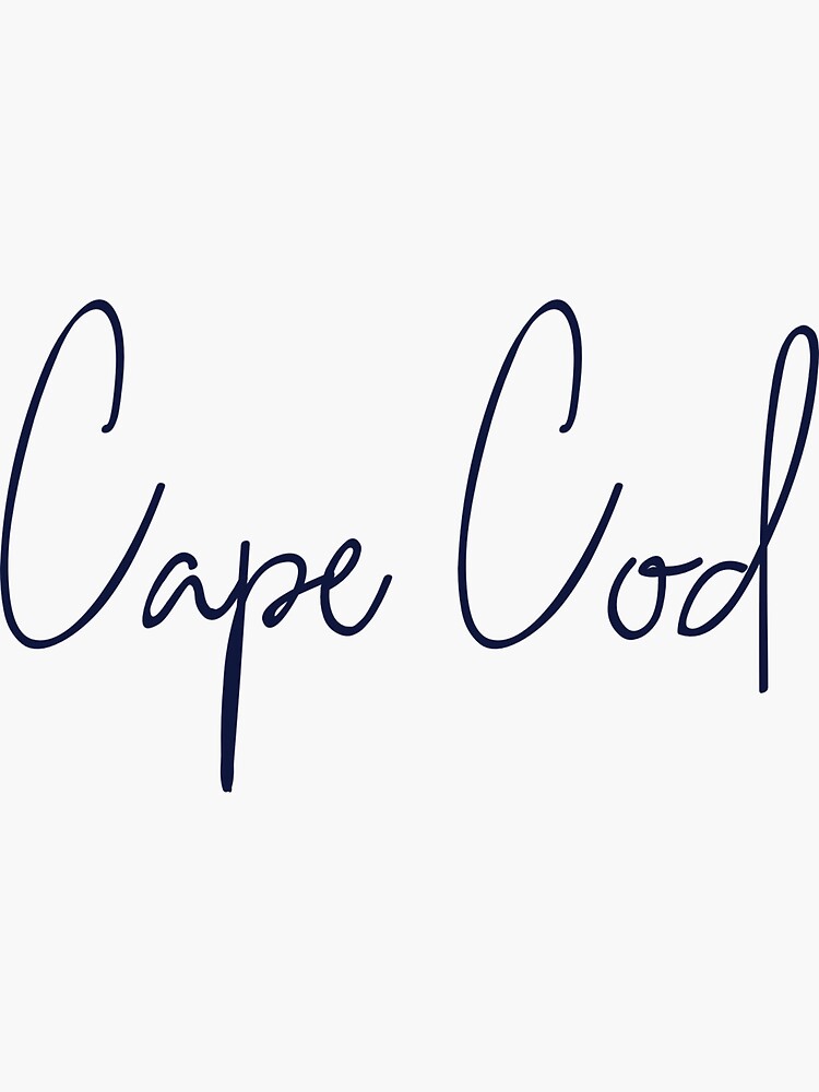 "Cape Cod" Sticker for Sale by hacko365 | Redbubble