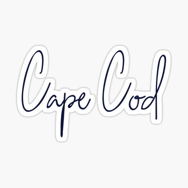 "Cape Cod" Sticker for Sale by hacko365 | Redbubble