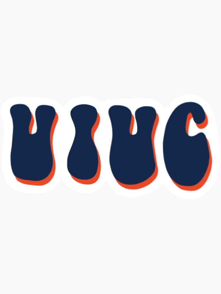 "UIUC" Sticker by polevaultqueen | Redbubble