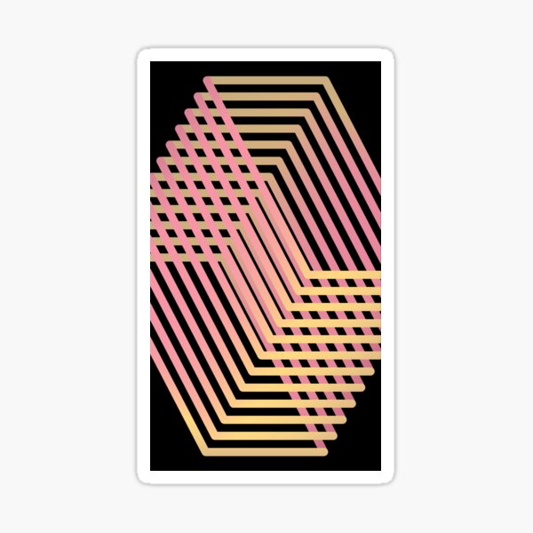 "Janelle Design" Sticker for Sale by SamandAmyCo | Redbubble