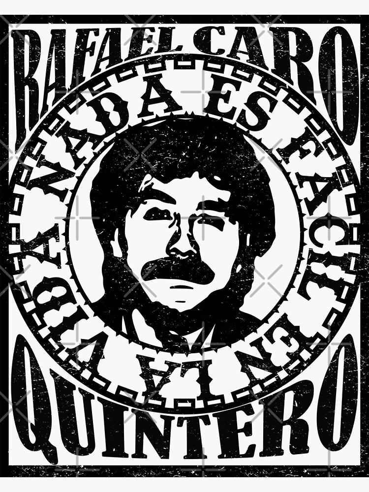 "Rafael Caro Quintero" Sticker for Sale by BOOST88s | Redbubble
